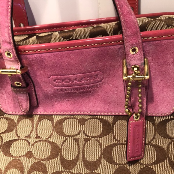 Coach | Bags | Pink Coach Handbag | Poshmark